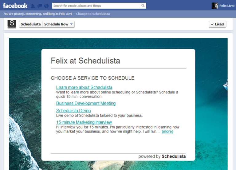 Add online scheduling to your Facebook business page – Schedulista blog